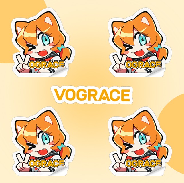 VOGRACE（ボーグレイス）｜オリジナルステッカー｜同人グッズ・ノベルティ印刷 – Vograce.jp